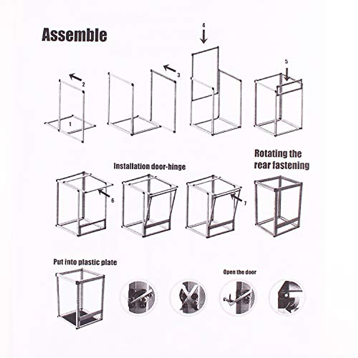 Aiicioo Reptile Stainless Steel Sand Scoop Metal Shovel Sifter Fine Mesh Terrarium Substrate Cleaner Corner Sifter (Screen Cage)