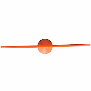 Pactrade Marine Boat Kayak Raft Mini Telescopic 21'' - 42'' Paddle Orange Blade Round Grip No Direction Limit