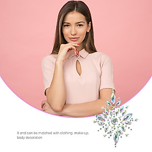 Rhinestone Face Gems Body Jewelry Stickers Rhinestone Women Bra Breast Pasties Carnival Party Body Stickers