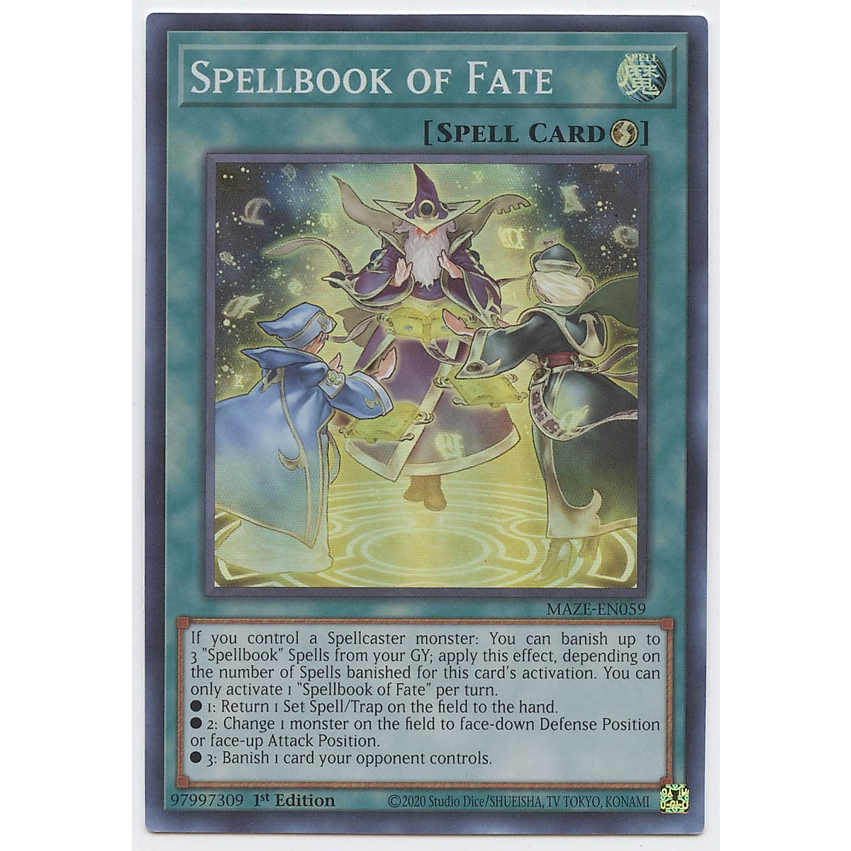 YU-GI-OH! Spellbook of Fate - MAZE-EN059 - Super Rare - 1st Edition