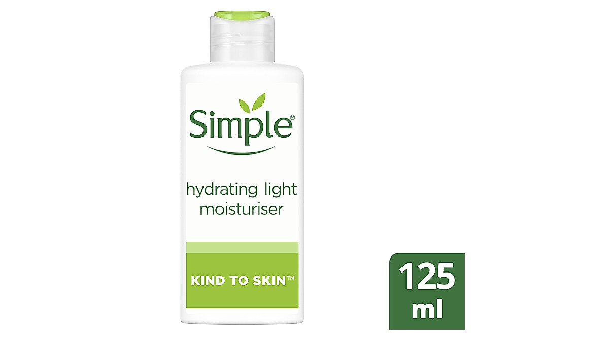 Simple Hydrating Light Moisturiser 125ml – Gentle, Refreshing Skin Care