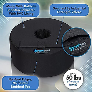 Gravipod 14 Round Umbrella Base Weight - Up to 50 lbs
