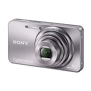 Sony Cyber-Shot DSC-W570 16.1 MP Digital Still Camera with Carl Zeiss Vario-Tessar 5x Wide-Angle Optical Zoom Lens and 2.7-inch LCD (Silver) (OLD MODEL)