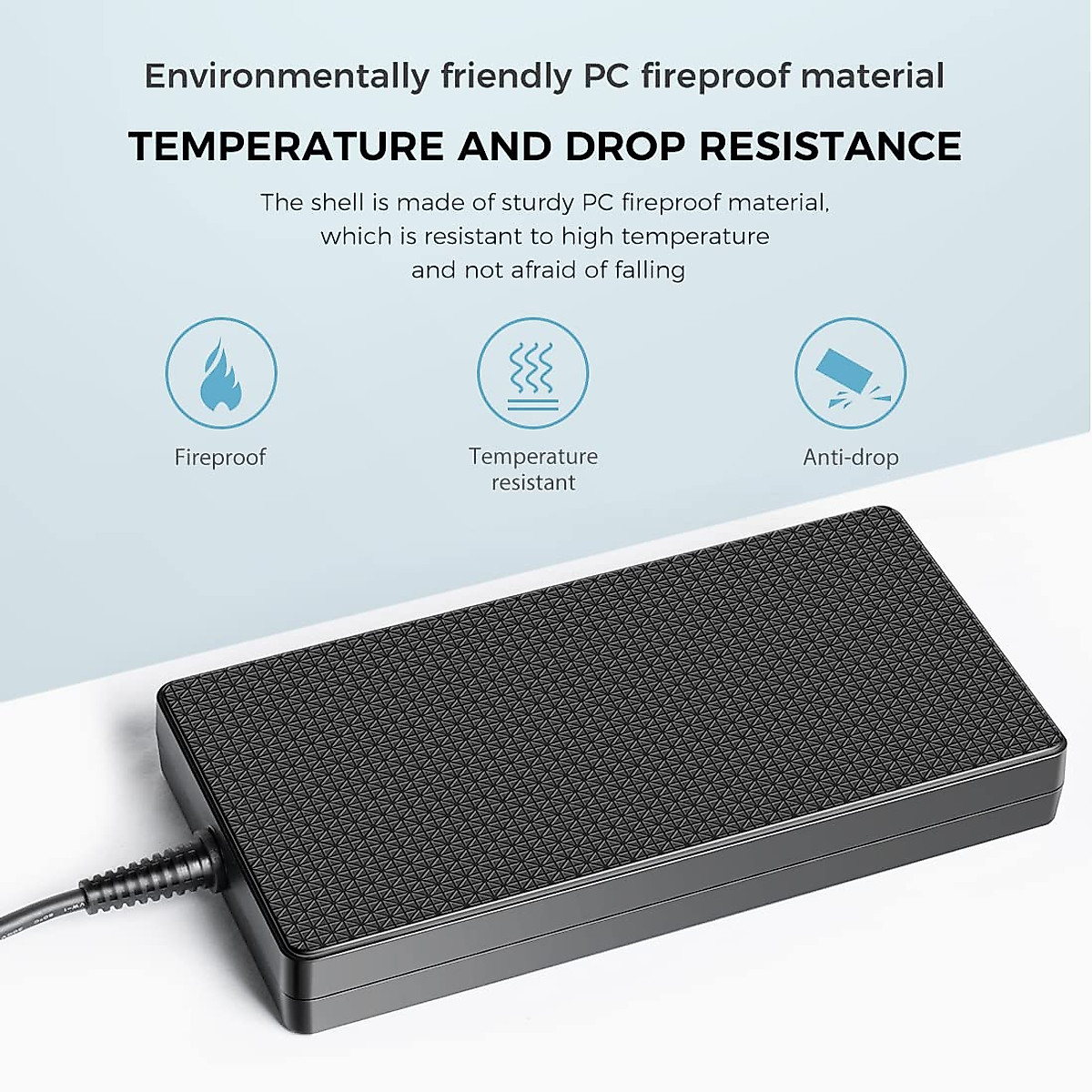 CASIMY 19.5V AC Adapter Compatible with Sony X900E XBR-49X900E XBR-55X900E XBR-49X805E XBR-55X800E BRAVIA KD-50SD8005 KD-55SD8505 KD55SD8505B KD55SD8505BU 4K Smart LCD TV Power Supply Cord Charger