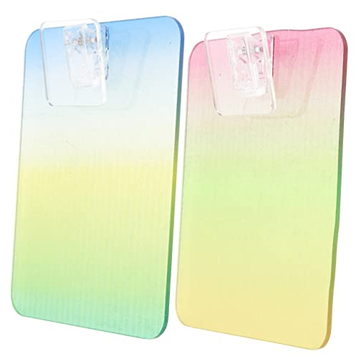 SEWACC 8 Pcs Plate Clamp Paper File Organizer Recording Clipboard Conference Recording Board Sketch Pad Plastic Acrylic Student Clipboard for Office Clipboards Exam Paper Clips