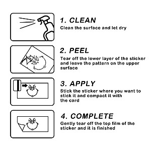 20Pcs Christmas Stickers,Christmas Decorations Face Decals Vinyl Sticker,Grinchmas DIY Ornaments,Stickers for Water Bottles,Party Decorations Supplies,15 Pcs of 3 inches and 5 Pcs of 2 inches