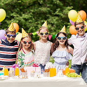 NEBURORA 6 Pack Neon Sunglasses Bulk Classic Retro Multicolor Party Sunglasses for Goody Bag Fillers Toys Adult Men Women Birthday Summer Beach Party Favors