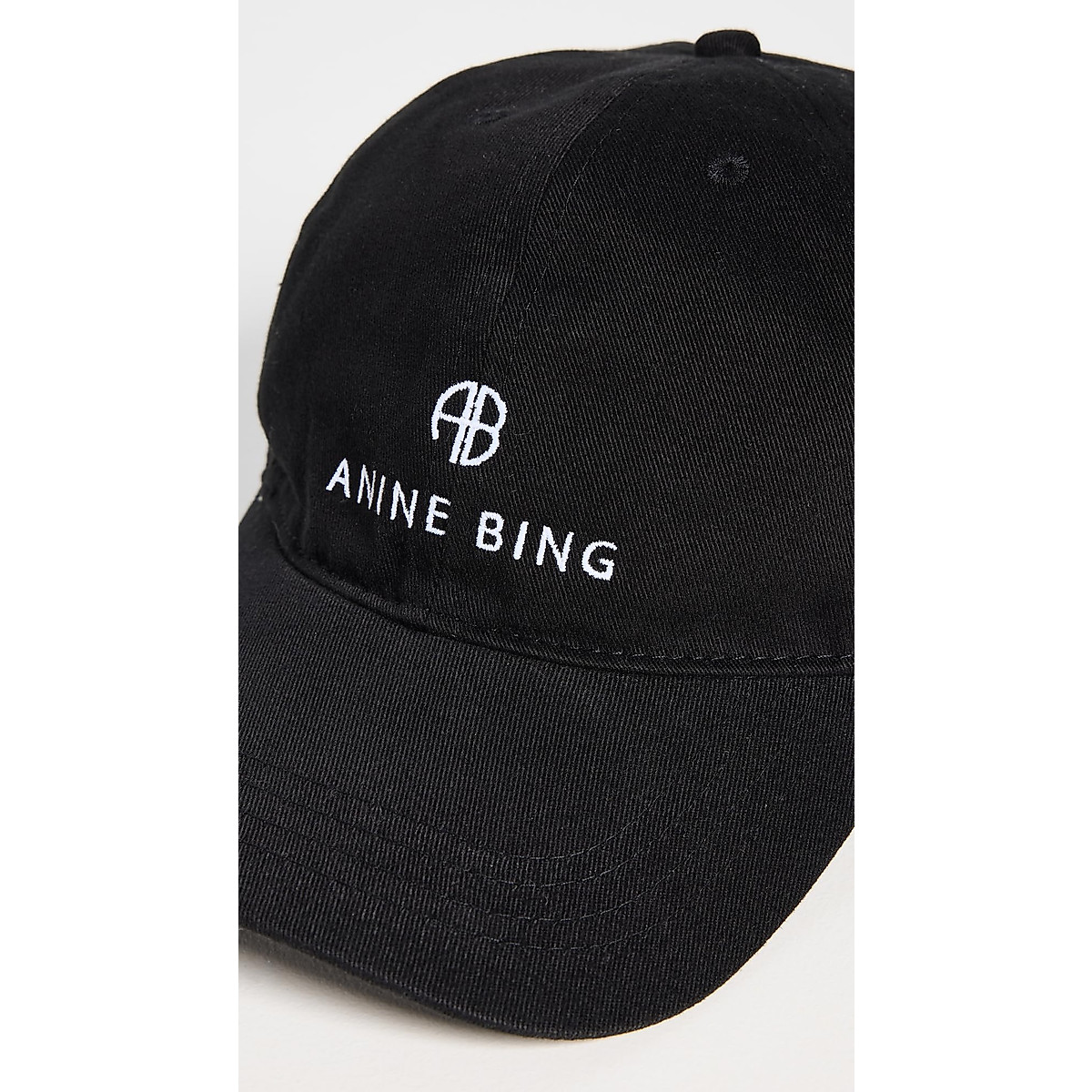 ANINE BING Women's Jeremy Baseball Cap, Black, One Size