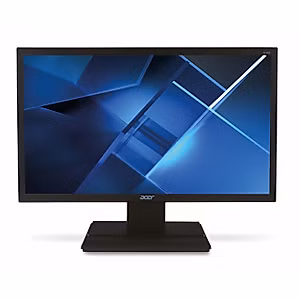 Acer Display V246HQL, 24" (23.6" Viewable Size) 60Hz 1920 x 1080 - FHD 16:9, 3K:1 - Contrast, 5MS GTG - Response, 1x VGA, 1x DVI, W/Tilt Adjustment, Black
