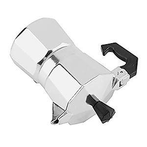 30mL 1 Cup Aluminum Italian Type Moka Pot Espresso Coffee Maker Stove Home Office Use on Gas or Electric Stove
