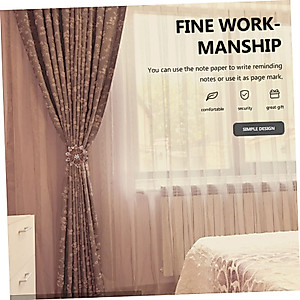Angoily Curtain Drape Tieback Creative Magnetic Tieback Elastic Holdback Easy to Use for Bedroom Living Room