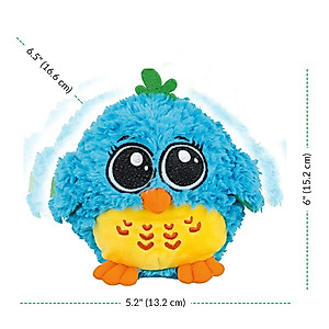 Baby Toys 6-12 Months & Up - 'Mr. Blue' Dancing & Singing Bird - Sound & Touch Activated Musical Toy for Boys & Girls - Ideal Gift for Infants, Babies & Toddlers