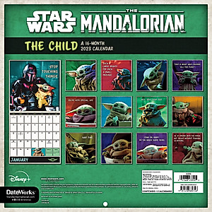 2023 Star Wars: The Mandalorian - The Child Wall Calendar