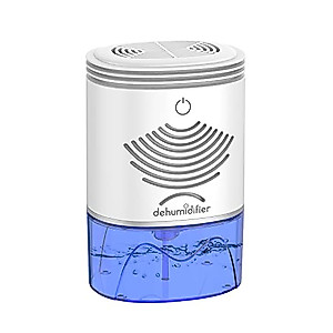 Dehumidifiers Small for Basements, Home Mini Dehumidifier Quiet for Bedrooms, 35OZ/1000ml Capacity Bathrooms Dehumidifier Portable for Closets, Dehumidifier Compact for RV, Offices, Kitchens
