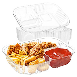 100 Pcs Nacho Cheese Trays, 8 x 6 Disposable Plastic Nacho Trays, for Hot Food Container, Cheese Sauce, Movie Night Party Supplies