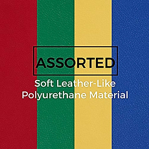 Factory Direct Partners 10453-AS SoftScape 18" Round Ottoman, Collaborative Flexible Seating for Kids, Standard 16" H, (4-Piece Set) - Assorted