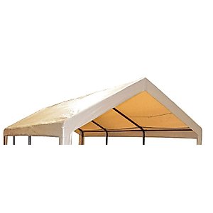 Impact Canopy Replacement Top for 10X20 Carport Canopy, Tan - Top Only