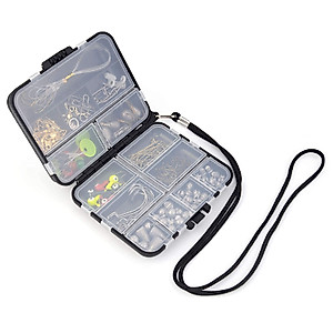 MadBite Freshwater Terminal Tackle Kits, 181 pcs, Fishing Hooks, Fishing Accessory Gear, Fishing Tackle, Fishing Weights & Sinkers, Jig Hooks, Floats and Bobbers