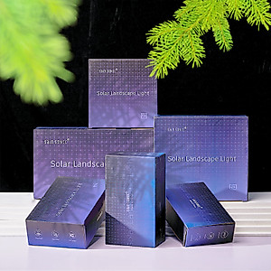 Solar Spot Lights Outdoor, SainSonic IP67 Waterproof Spotlights with a No Peeling Panel and Screwless Design for Long Life, LED Garden Wall Yard Pool Landscape Lighting, 700 Lumens Cool White, 2 Packs