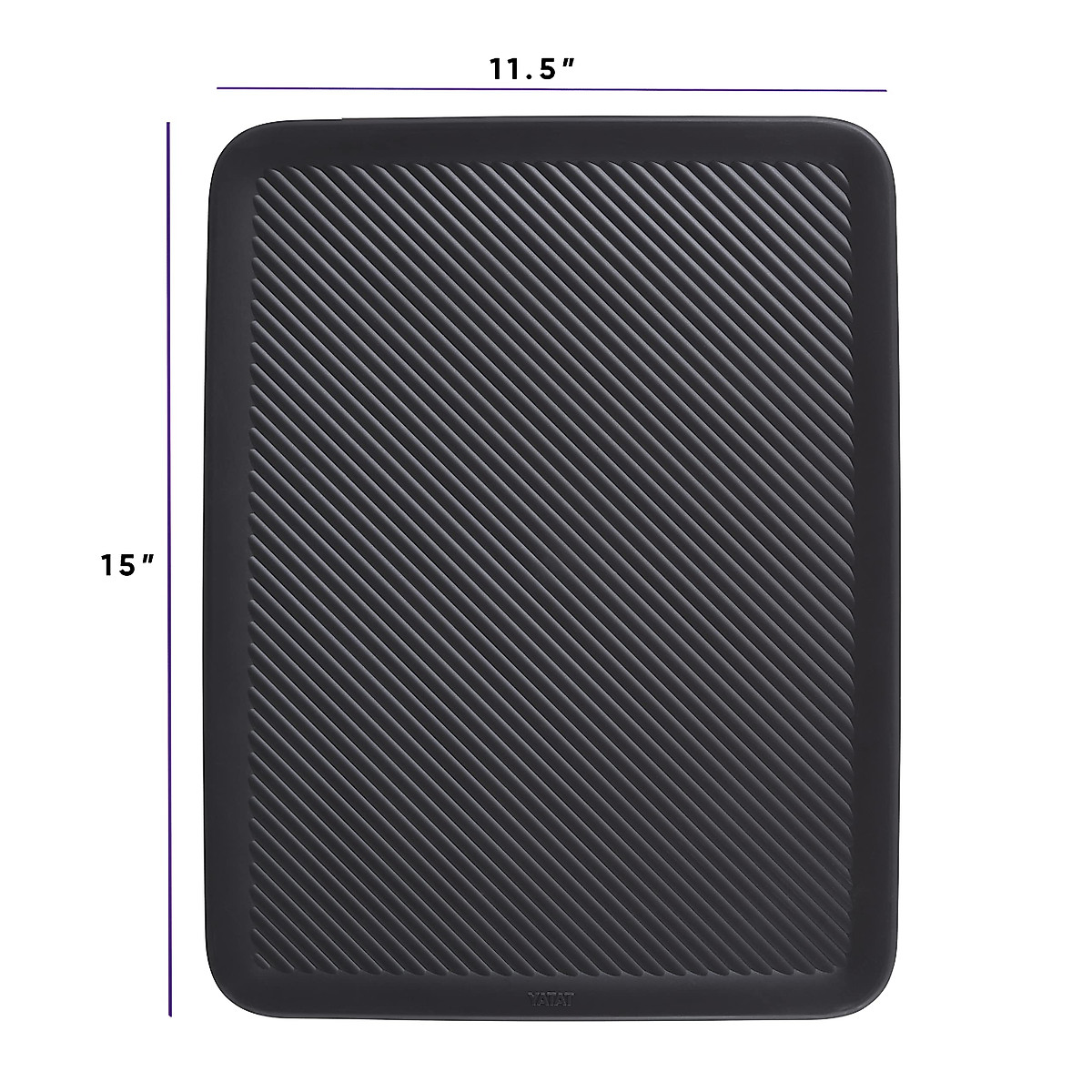 Superio Ribbed Collection - Decorative Plastic Lidded Home Storage Bins Organizer Baskets, Large Brown (1 Pack - 15 Liter) Stackable Container Box, for Organizing Closet Shelves Drawer Shelf