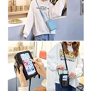 Womens Touch Screen Crossbody Phone Bag, Small Shoulder Bag Cell Phone Wallet Purses and Handbags with Credit Card Slots