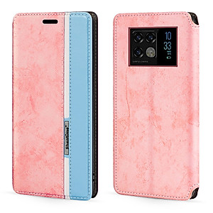 Shantime for Doogee V20 Pro Case, Fashion Multicolor Magnetic Closure Leather Flip Case Cover with Card Holder for Doogee V20 Pro (6.43”)