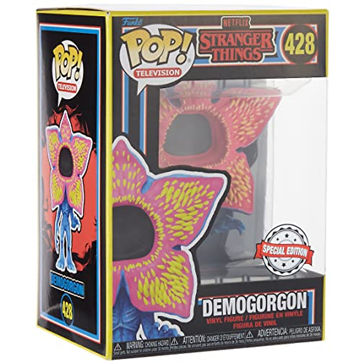Pop! Television Stranger Things 428 Demogorgon Blacklight