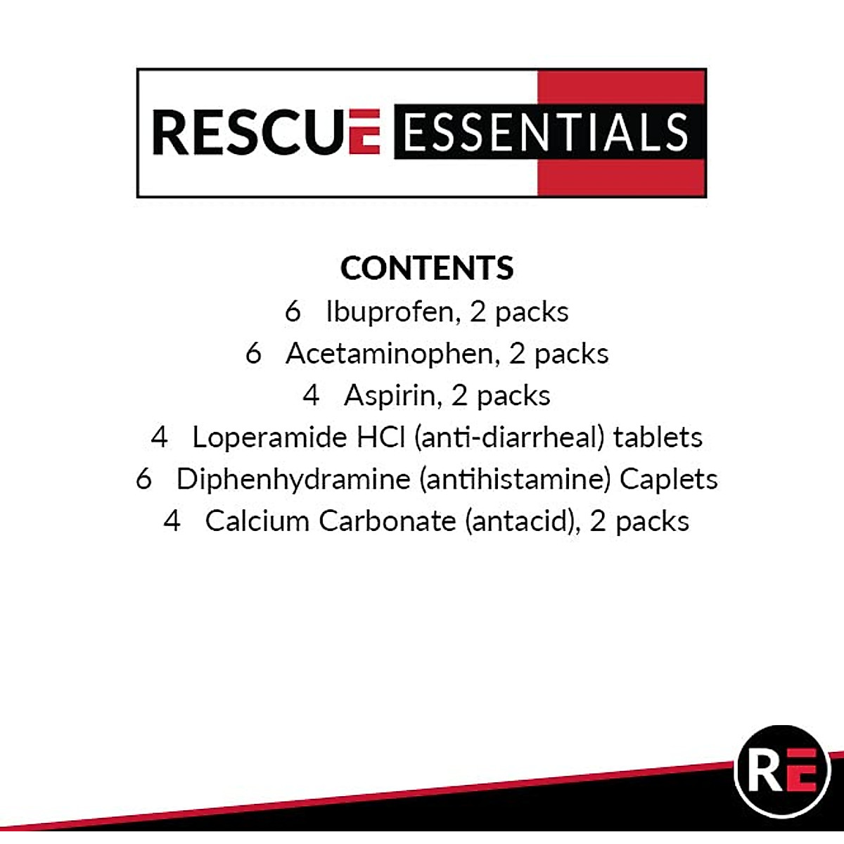 Rescue Essentials Medications Unit Dose Pack