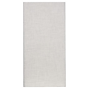 ATS Acoustics Sound Absorbing Noise Dampening Acoustic Panel Wall Treatment 24" x 48" x 2" Beveled Edge (Ivory)