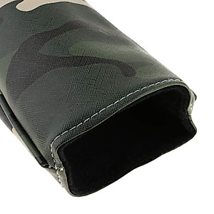 4Pcs/Set Premium PU Golf Covers 3 5 UT Wood Replacement & Interchangeable Number Tag, Camo Green