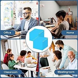 Estune 75 Pcs Hanging File Folders with Tab Letter Size Hanging Folders File Folder File Organizer for Office Cabinet Document Storage Supplies (Blue)