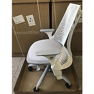 Hand Made Seat Cover for Herman Miller Sayl Home Office Task Chair Seat (Gray)