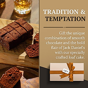 Great Spirits Baking Jack Daniel's Tennessee Chocolate Cake, 10 oz, Authentic Whiskey-Infused Dessert, Perfect for Whiskey Lovers, Ready-to-Serve, Certified Kosher Dairy