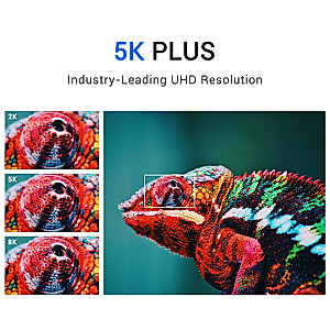 Pimax 5K Plus VR Headset with Wide 200 Degrees FOV, Dual 2560x1440p CLPL Panels, UHD for watching180/360 Panoramic Videos, PC VR, Steam VR Gamers, US Plug Adapter