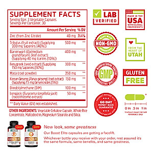 Zhou Boost Elite, Formulated to Increase Stamina & Energy Support, 30 Servings, 90 Veggie Caps