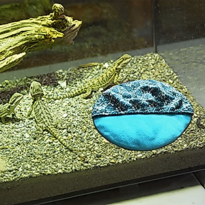 Bearded Dragon Bed 15 Inch Lizard Sleeping Bag Large Size Reptile Hide Habitat Bearded Dragon Accessories for Leopard Gecko Bearded Dragon Hamster Small Animals