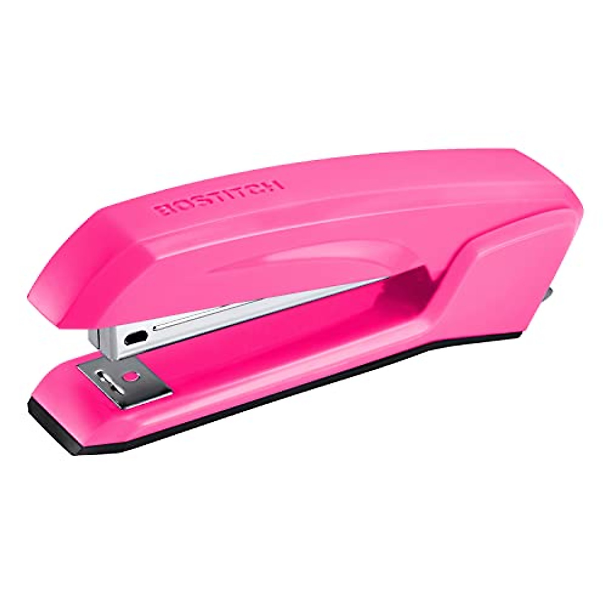 Bostitch Office Ascend 3 in 1 Stapler Integrated Remover & Staple Storage, 420 Staples Included, 20 Sheet Capacity, Lightweight, Pink