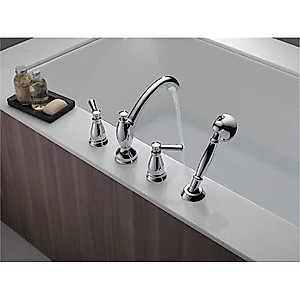 DELTA FAUCET T4793 Delta Bath Faucets and Accessories Roman Tub with Hand Shower Trim, Chrome