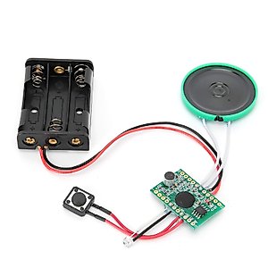 Heayzoki Voice Module,Audio Module DIY Greeting Card Chip Recordable Voice Sound 4min Record Audio Card with Light Sensor Function