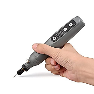 Cordless Rotary Tool, Geevorks 3.7V Rotary Tool Kit 5-Speed and USB Charging with LED Light, Mini Electric Grinder Tool with 41 Accessories for Cutting Sanding Engraving Polishing & DIY