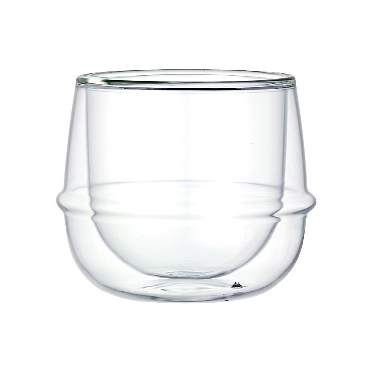 Double-Walled Kinto KRONOS Wine Glass - Maintains Temperature - Prevents Condensation - Set of 2-250 ml (8.45 fl. oz.) each