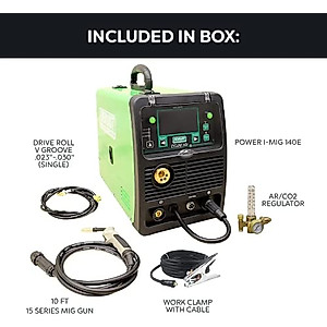 New 2021 Model Cyclone 140E MIG Welder 110 volts FLUX Core capable 140AMP