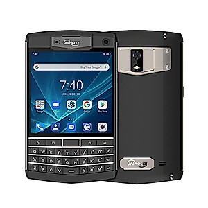 Unihertz Titan 6GB+128GB, Rugged QWERTY Smartphone, Android 10 Unlocked Smart Phone, Black (Support T-Mobile & Verizon only)