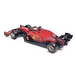 Bburago 1/43 2021 Ferrari SF21 F1#55 Carlos Sainz Diecast Model Car 36829