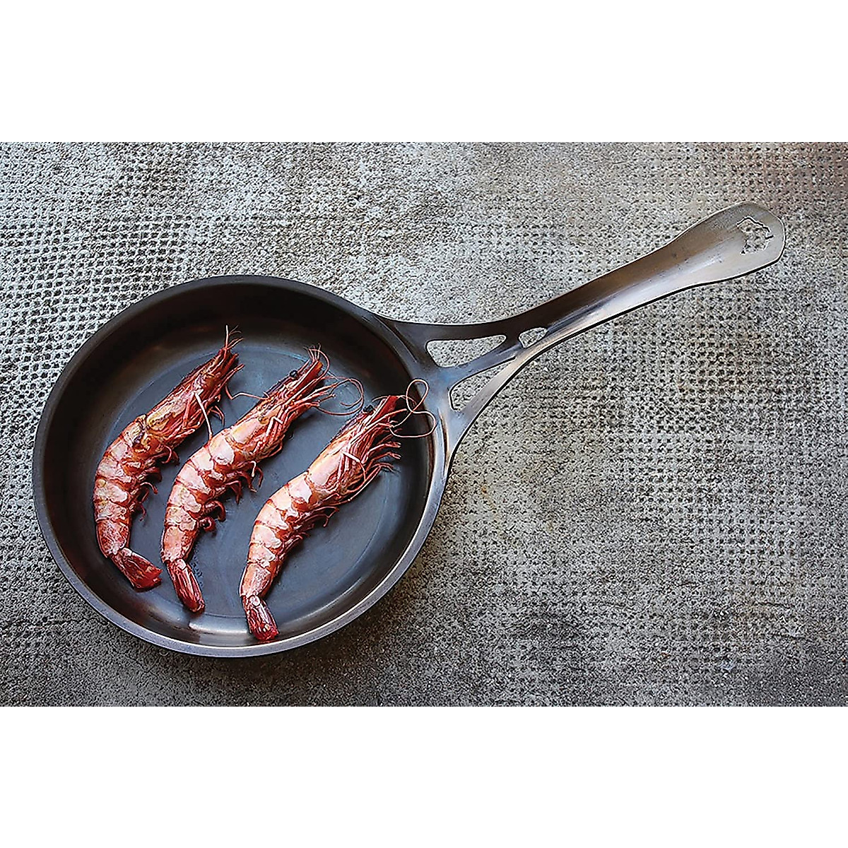 AUS-ION Skillet, 10.2" (26cm), Smooth Finish, 100% Made in Sydney, 3mm Australian Iron, Professional Grade Cookware