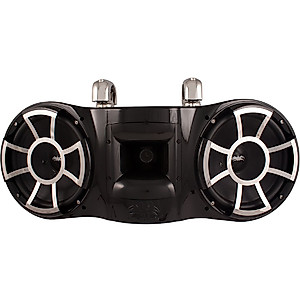 Wet Sounds REV 410 Swivel Clamp Tower Speaker, fits 1-7/8in to 3in Pipes - Black (Renewed)