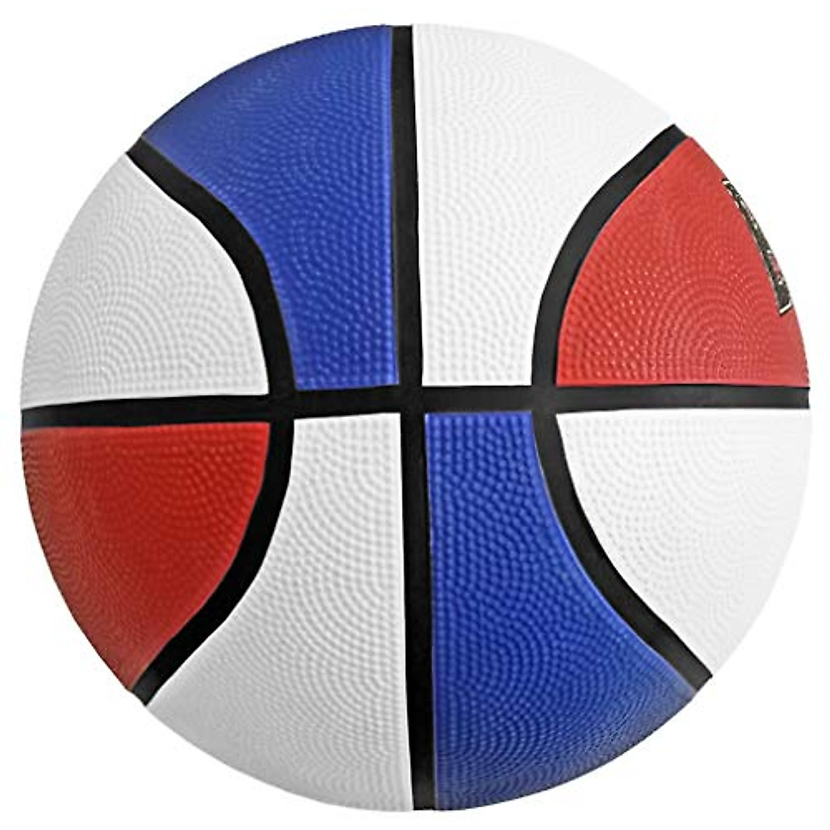 Biggz (Pack of 12 Official Size 7 Premium Rubber Basketballs - Red/White/Blue Bulk Wholesale