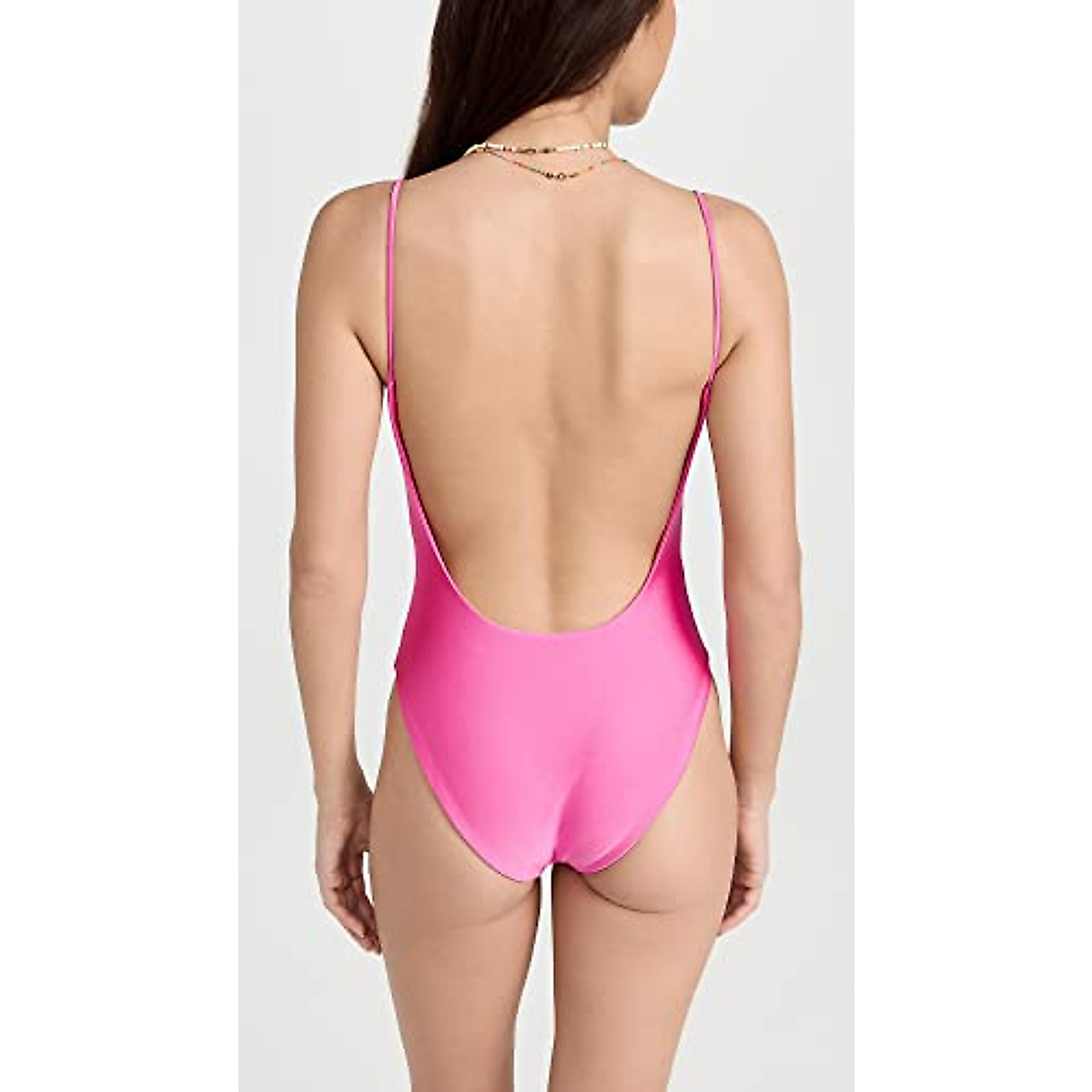 JADE Swim Women's Trophy One Piece, Azalea Sheen, Pink, S