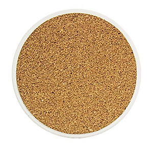 STAYTOP Marble Absorbent Coasters for Drinks, White Gold Marble Texture Tabletop Protection Mat, Round Ceramic Stone Coaster with Cork Base, No Holder, 1 Pieces