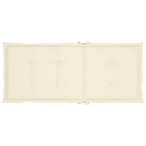 Tidyard Rocking Chair with Cushion Bamboo Armchair for Patio, Balcony, Porch, Backyard Style C